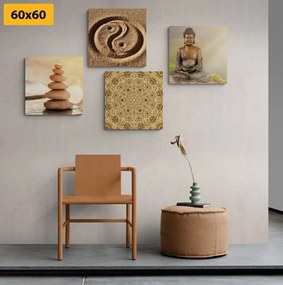 Set obrazů ve stylu Feng Shui Varianta: 4x 40x40