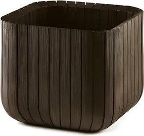 Keter Cube Planter M Whiskey hnědý / Květináč / Plast
