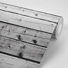 Tapeta moderní provedení dřeva v šedém