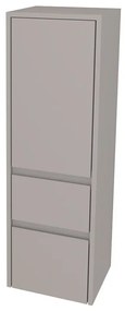 Mereo Opto koupelnová skříňka vysoká 125 cm, levé otevírání, Multidecor, Arktická šedá CN995LARS1
