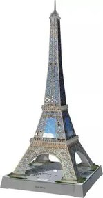 Ravensburger 3D Puzzle Iconics: Eiffelova věž (Noční edice) / 216 dílk