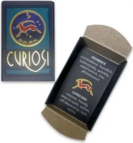 CURIOSI Kulaté puzzle Zvěrokruh: Kozoroh / 33 dílků / průměr 9 cm