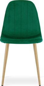 Jídelní židle PADVA VELVET, zelená