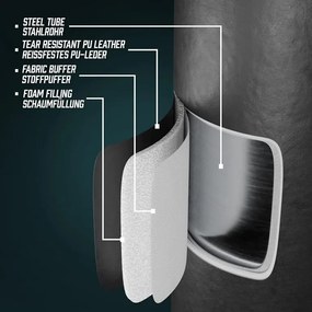 Volně stojící boxovací pytel 175 cm – 12 přísavek