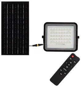 LED Venkovní solární reflektor LED/10W/3,2V IP65 4000K černá + DO