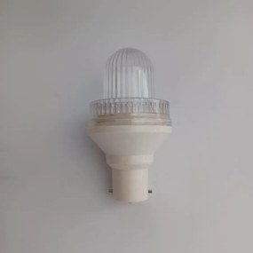 LED žárovka FLASH, ledově bílá, patice B22, IP44