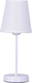 Klasická noční lampa, bílé látkové stínidlo, MT-507 E27 Vitalux