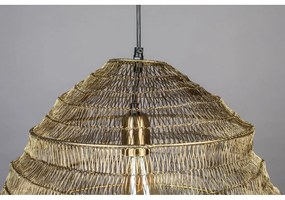 Závěsné svítidlo ve zlaté barvě s kovovým stínítkem 52x52 cm Luca - Dutchbone