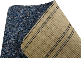 Timzo, Metrážový koberec New Techno 3532 sv. modré, zátěžový, na míru, šíře 4m,5m, modrá, ab (mřížka), chodba / předsíň