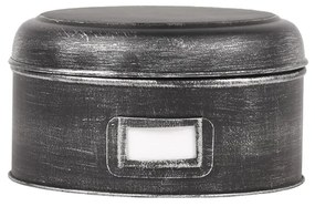 Úložné boxy a koše - černá - kov- L - 22x22x12 cm