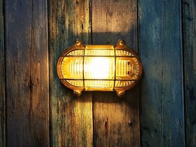 Venkovní mosazné světlo Bulkhead ECO57