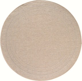 Béžový kulatý vnitřní a venkovní koberec ø 160 cm Desert 1304 – Ayyildiz Carpets