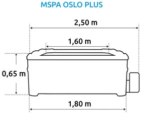 Marimex | Vířivý bazén MSPA Oslo Plus F-OS063WP | 11406451