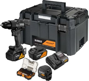 DeWALT - 18V AKU vrtací šroubovák s příklepem, s příslušenstvím, McLaren, 2x aku 5,0 Ah XR Li-Ion, nabíječka DCD86MP2KT