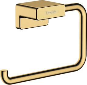 Hansgrohe AddStoris, držák na toaletní papír bez krytky, leštěný vzhled zlata, HAN-41771990