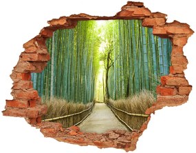 Wallmuralia Nálepka fototapeta 3D výhled Bambusový les 90x70 cm