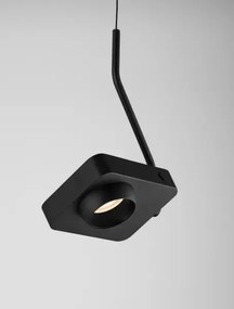 LED stmívatelné černé designové svítidlo Kedros