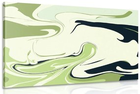 Obraz abstraktní zelený vzor - 120x80 cm
