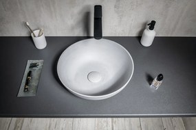 Sapho Sapho, FORMIGO betonové umyvadlo na desku, primer 39cm, šedá, FG317