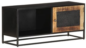 TV stolek 90 x 30 x 40 cm hrubé mangovníkové dřevo 323150
