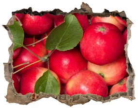 Wallmuralia Samolepící nálepka Červená jablka 95x64 cm
