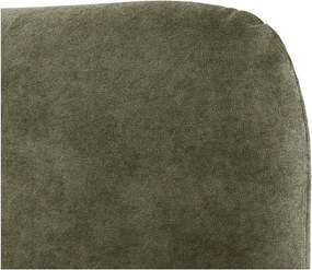 Zelená čalouněná dvoulůžková postel s roštem 140x200 cm Vera – Micadoni
