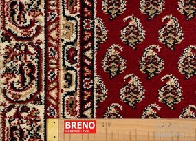 Breno Kusový koberec SOLID 03/CPC - červený orientální vzor, 300x400 cm, Červená/Vícebarevné
