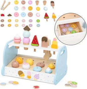 Viga 44842 Dřevěná mini zmrzlinárna a cukrárna PolarB