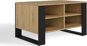 Konferenční stolek LAWA Modern 4P Slim II dub artisan/černý