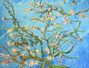 Vliesová fototapeta Blossoming Almond Tree 380 x 290 cm