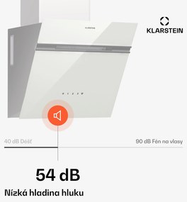 Klarstein Alina digestoř | 40 cm | 570 m³/h | Tichá | EEK A