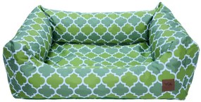 BedPet Luxusní pelíšek pro psa Green Marocan VELIKOST: S 80x67x22 cm