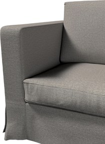 Potah na pohovku IKEA  Karlanda 3-místná nerozkládací, dlouhý barva šedá látka pletený vzor