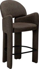 Hnědá barová židle (výška sedáku 68,5 cm) Aole – DAN-FORM Denmark