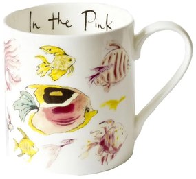 Porcelánový hrnek In the Pink Fish 350ml, Anna Wright UK