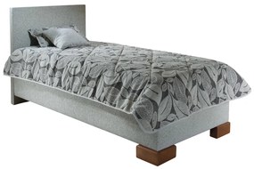 NEW DESIGN postele Čalouněná postel QUATRO s hlavovým čelem a úložným prostorem, 80×200 cm Velikost postele: 80 × 200 cm, Strana: Pravá