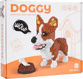 Stavebnice Pejsek Corgi - 1200 dílků