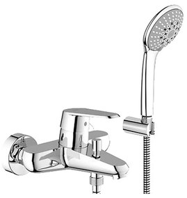 Grohe Eurodisc Cosmopolitan - Páková vanová baterie se sprchovou soupravou, chrom 33395002