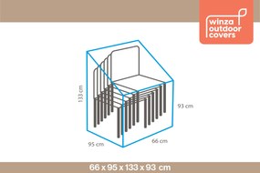 Obal na židle 66x95x133/93 Winza