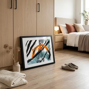 Kateřina Coufalová | Opice Rám: Dubový, Velikost: 40 x 30 cm