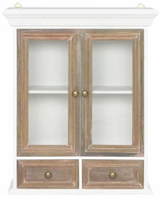 Petromila Nástěnná skříňka bílá 49 x 22 x 59 cm kompozitní dřevo