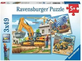 Ravensburger Velké stroje / 3x49 dílků / od 5 let