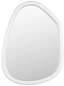 OnaDnes -20% Bílé dřevěné zrcadlo ZUIVER LOOKS 67 x 49 cm