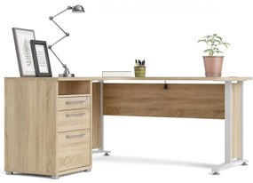 FN Psací stůl Office 80400/44 dub sonoma/bílá
