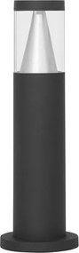 NV 9905025 Venkovní sloupkové svítidlo ROCK černý hliník stříbrný hliník a čirý akryl LED 8W 3000K 220-240V 120st. IP65 - NOVA LUCE