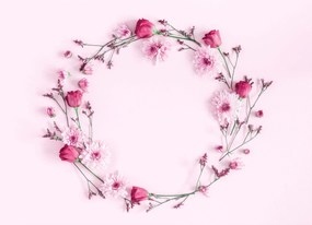 Malvis ® Tapeta Růžová tématika květin Vel. (šířka x výška): 360 x 260 cm