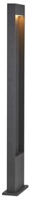 SLV 1002958 Flatt Pole 100, venkovní sloupek LED 9,7W 3000K, antracit, výška 100cm, IP65