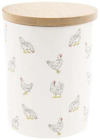 Keramická dóza Lucky Chicken - Ø 10*13 cm