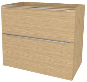 Mereo Mereo, Mailo, koupelnová skříňka 81 cm, chrom madlo, Multidecor, CN591SDUO1