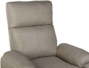 LuxuryForm DESIGN Televizní křeslo CARLOS s polohováním - béžové